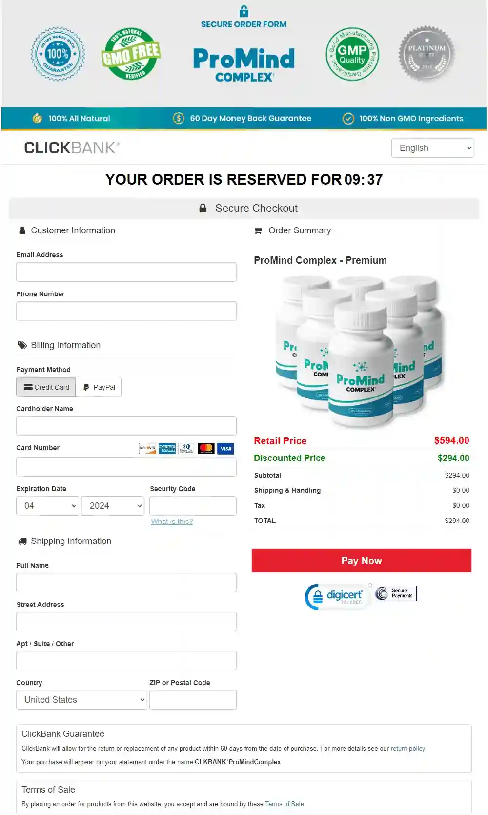 ProMind Complex™ | Official Website - #1 Brain Health Formula